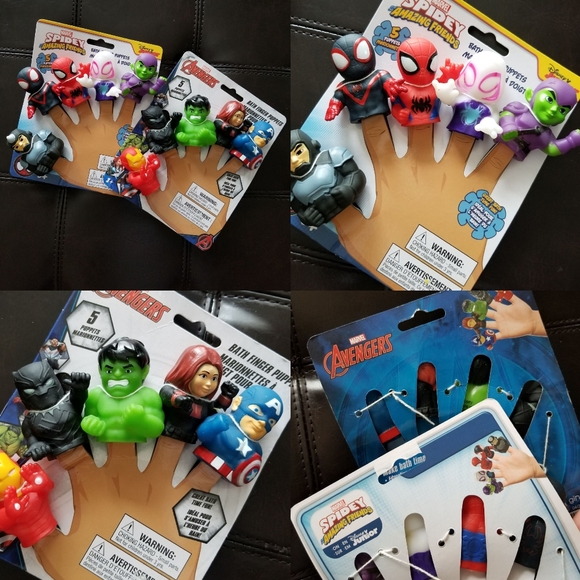 Marvel | Toys | Marvel Avengers Finger Puppets Bundle | Poshmark